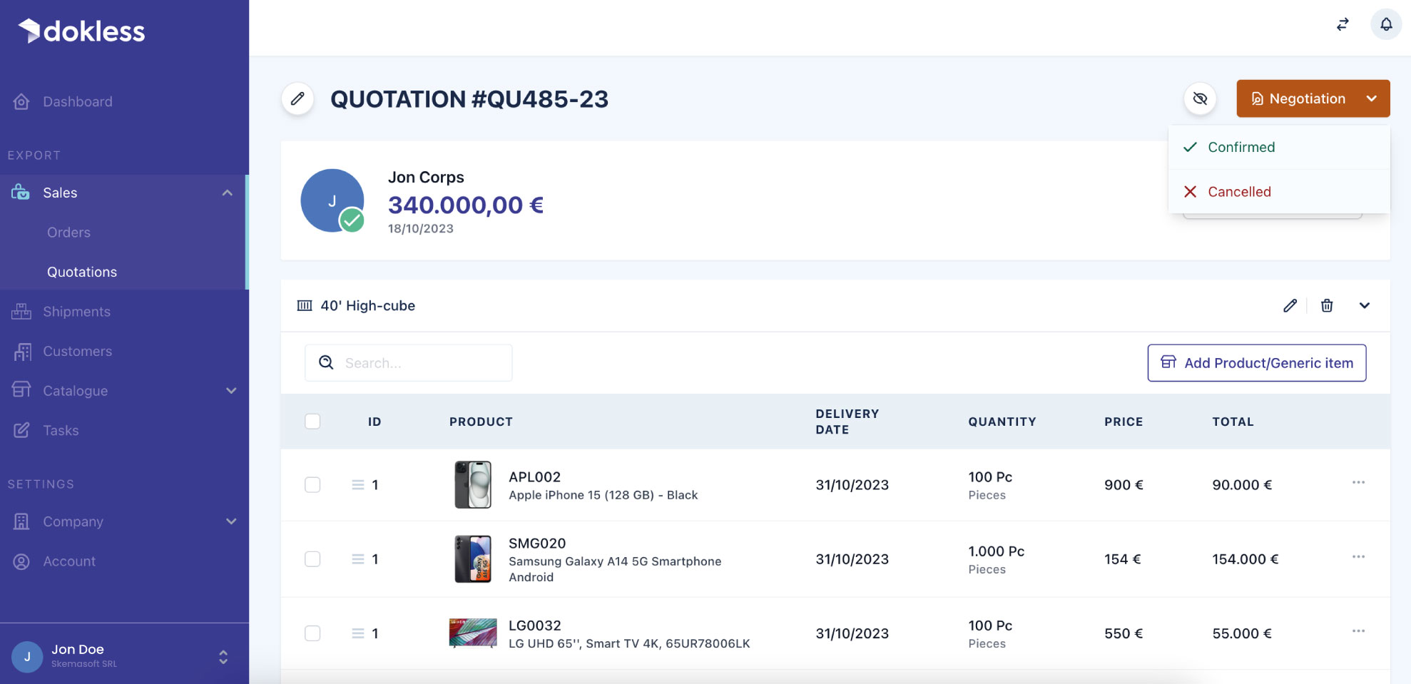 Dokless - The app that makes your business borderless